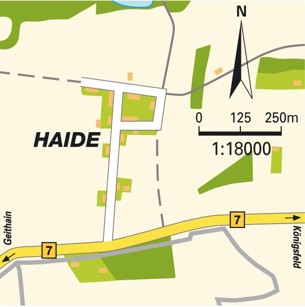 Map Königsfeld Haide, Saxony, Germany. Maps and directions at hot-map.