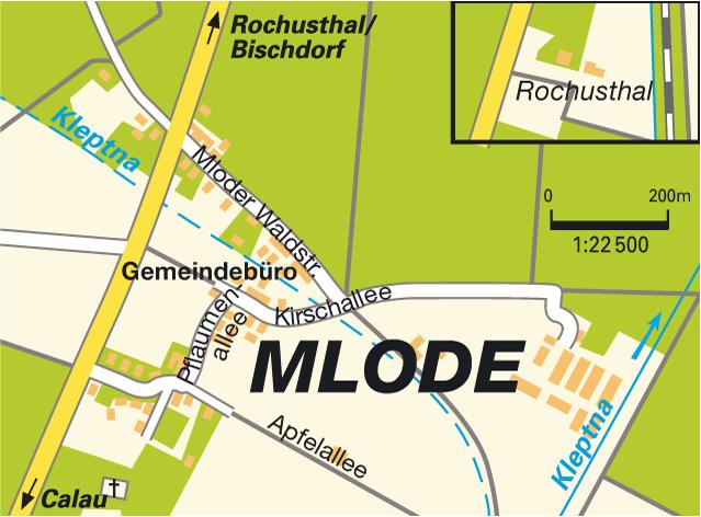Map Calau Mlode, Brandenburg, Germany. Maps and directions at hot-map.