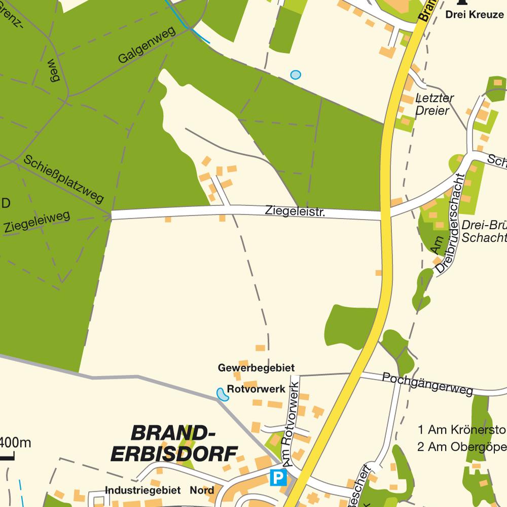 Map Freiberg (Saxony) Stadtwald, Saxony, Germany. Maps and directions ...
