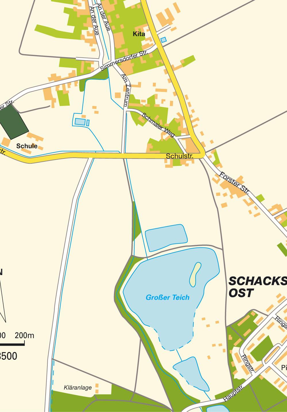 Map Gross Schacksdorf, Brandenburg, Germany. Maps and directions at hot ...