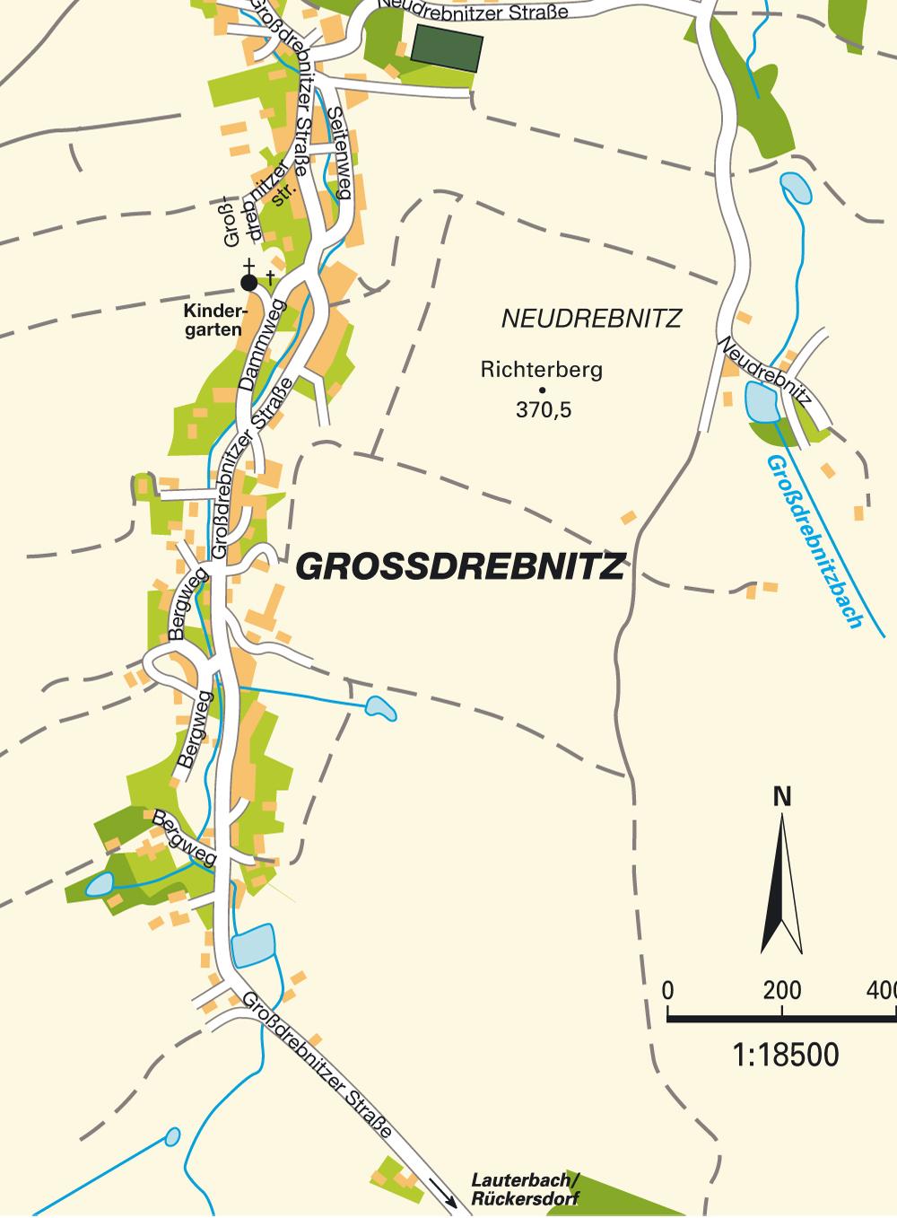Map Grossdrebnitz, Saxony, Germany. Maps and directions at hot-map.