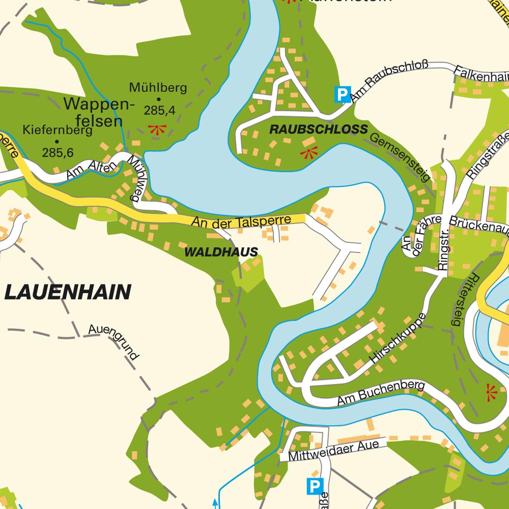 Map Lauenhain, Saxony, Germany. Maps and directions at hot-map.