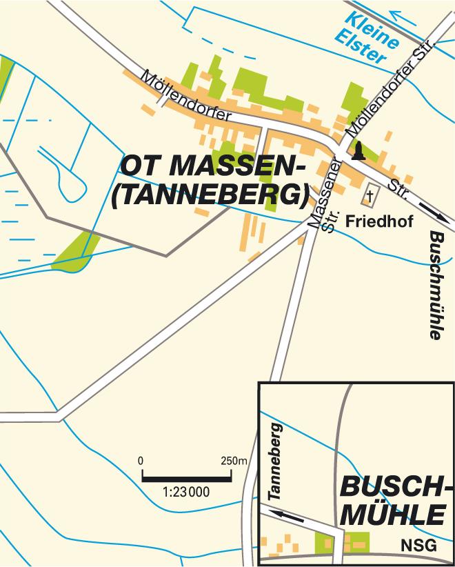 Map Massen OT Tanneberg, Brandenburg, Germany. Maps and directions at ...