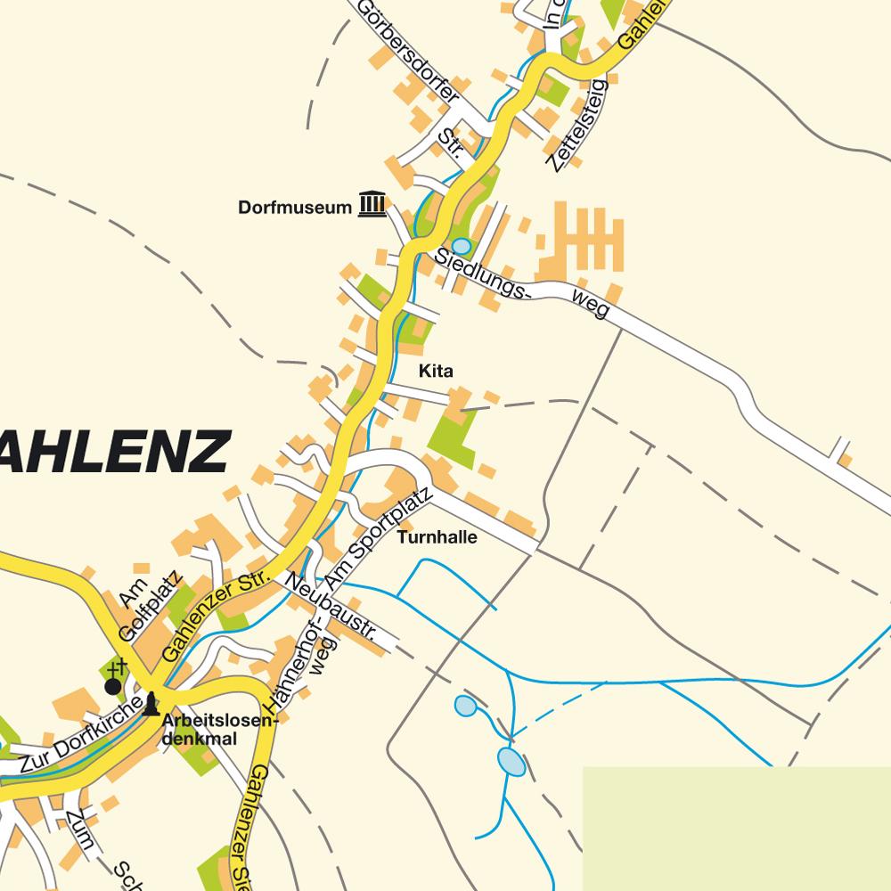 Map Oederan OT Gahlenz, Saxony, Germany. Maps and directions at hot-map.