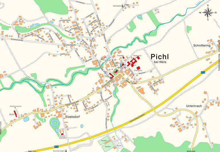 Map Pichl bei Wels, Oberösterreich, Austria. Maps and directions at hot ...