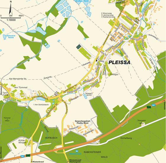 Map Pleissa, Saxony, Germany. Maps and directions at hot-map.