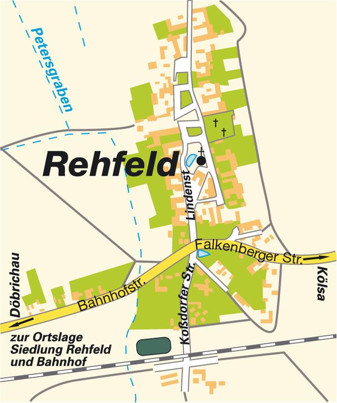 Map Rehfeld, Brandenburg, Germany. Maps and directions at hot-map.