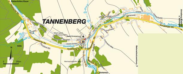 Map Tannenberg (Saxony), Germany. Maps and directions at hot-map.